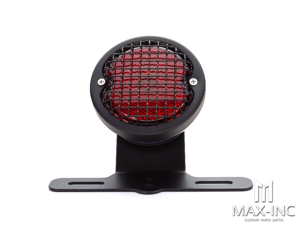 Matte Black Mesh Grill Metal LED Stop / Tail Light