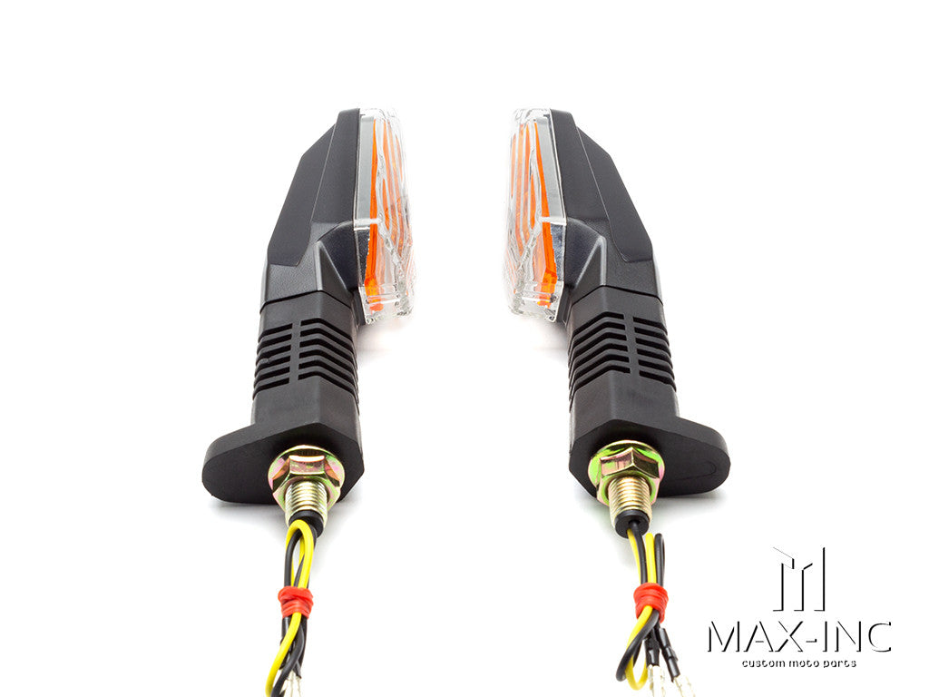 Black Sport Bike LED Turn Signals / Indicators